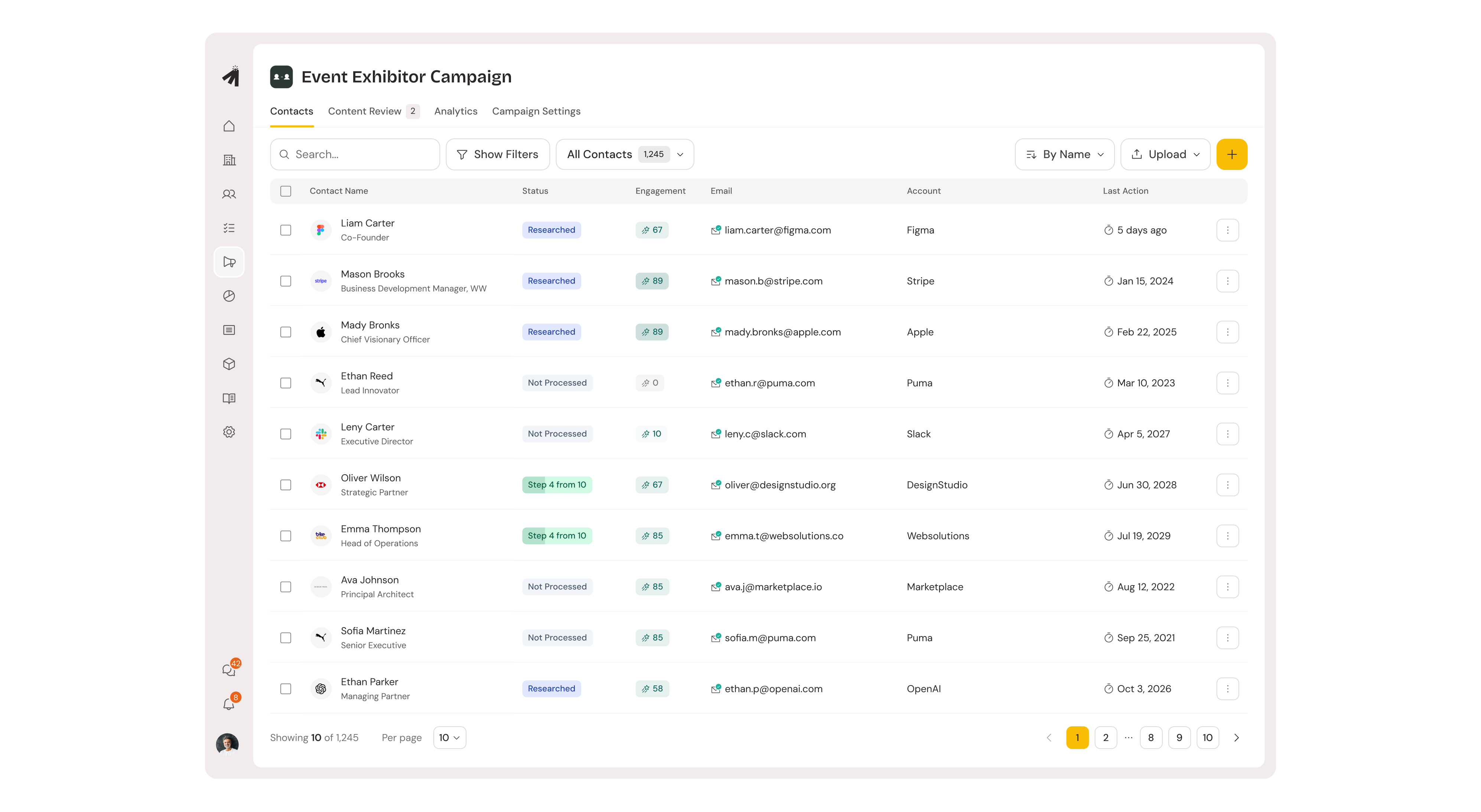 Designing account-based marketing software for AI-driven sales